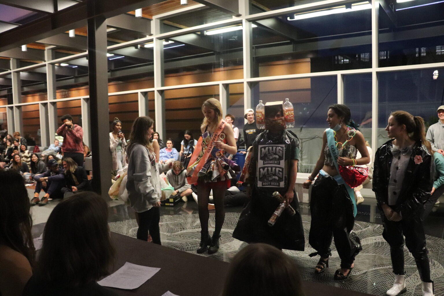 Students Get Creative at Eco Reps' Trashion Show - The Brown and White