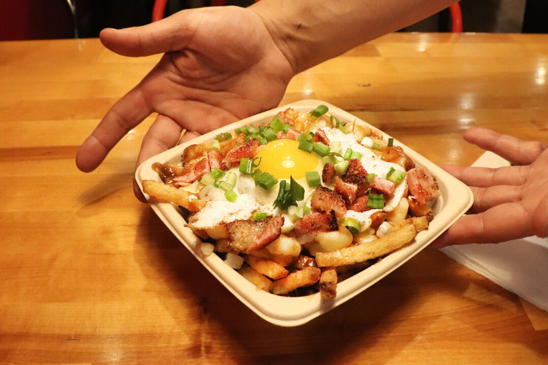 The Flying V Shares Authentic Canadian Cuisine - The Brown and White