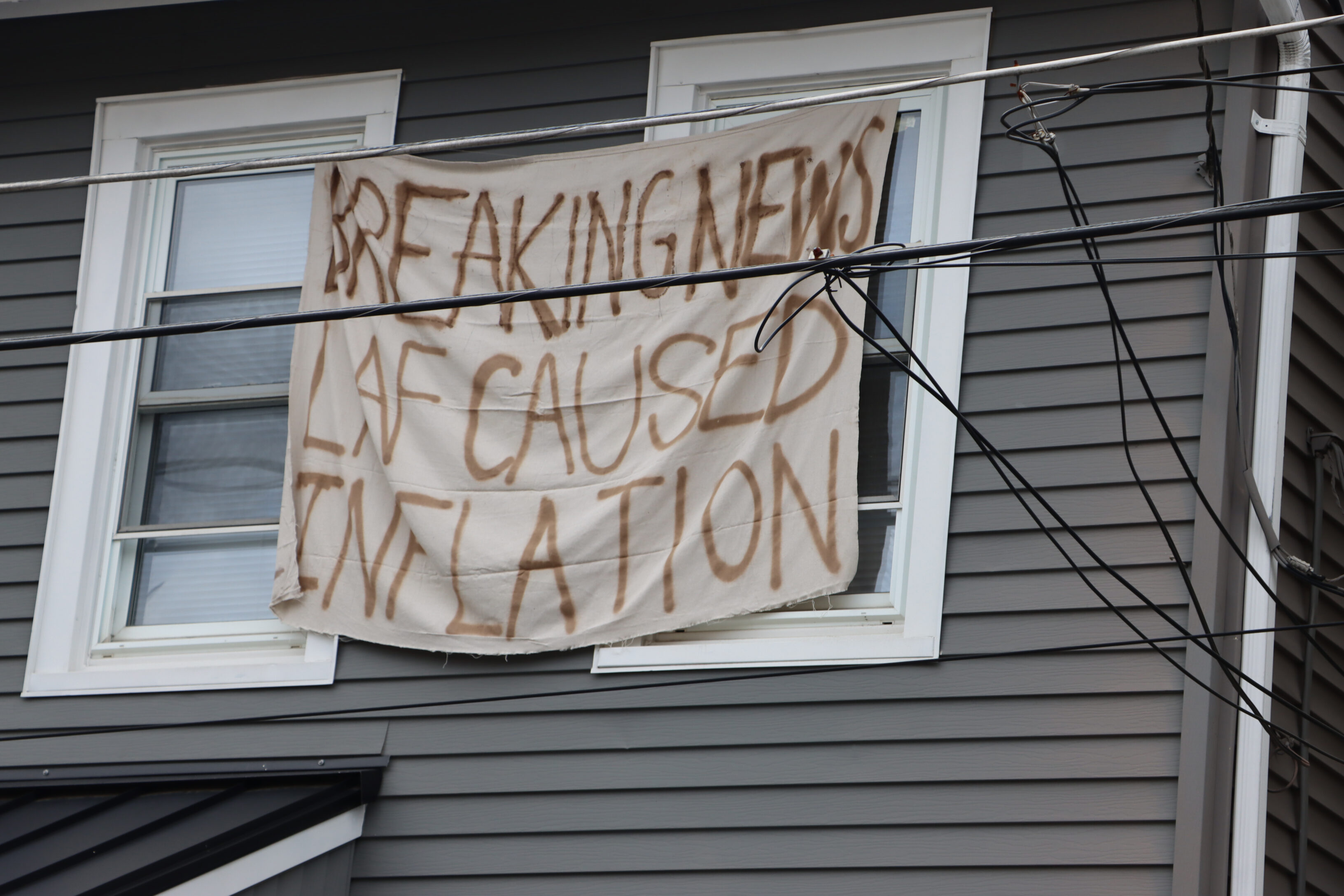 Le-Laf banners: 158th Rivalry edition - The Brown and White