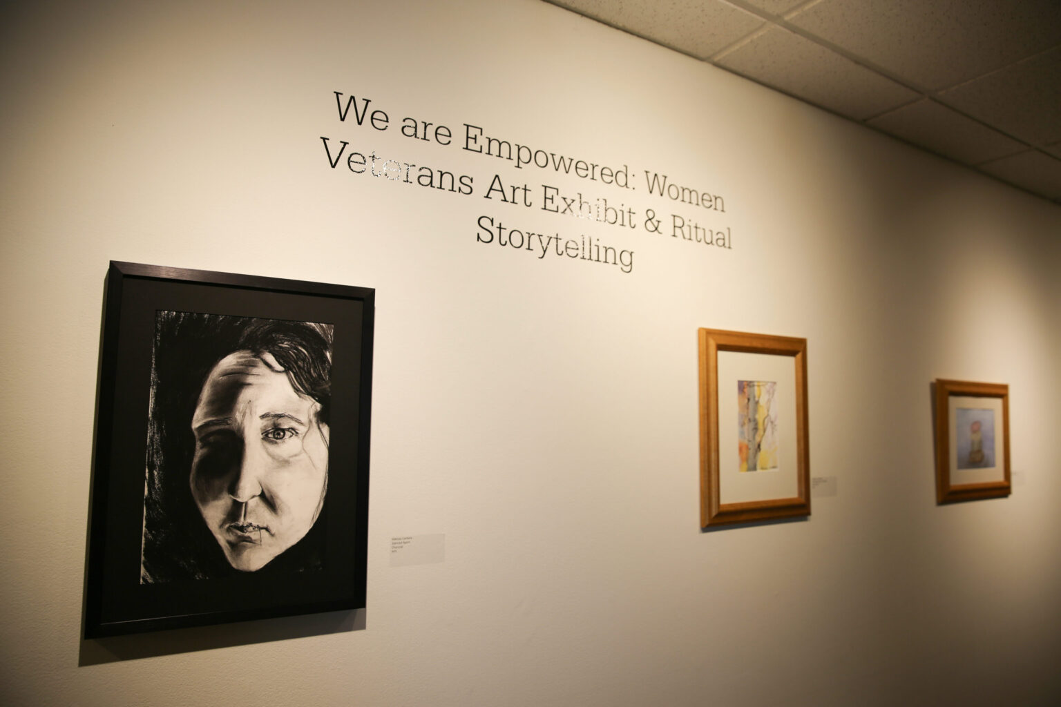 Women veteran art exhibit opens at banana factory - The Brown and White