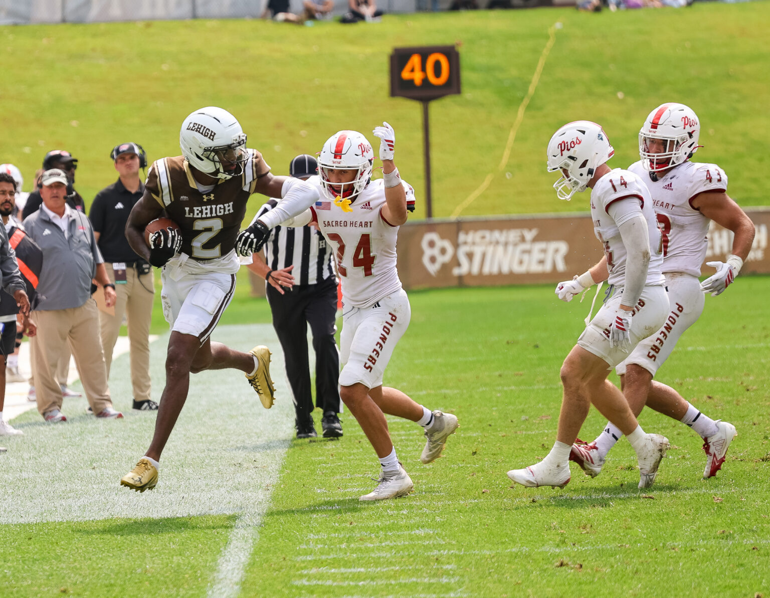 Lehigh football extends undefeated record with a 41-24 win over ...