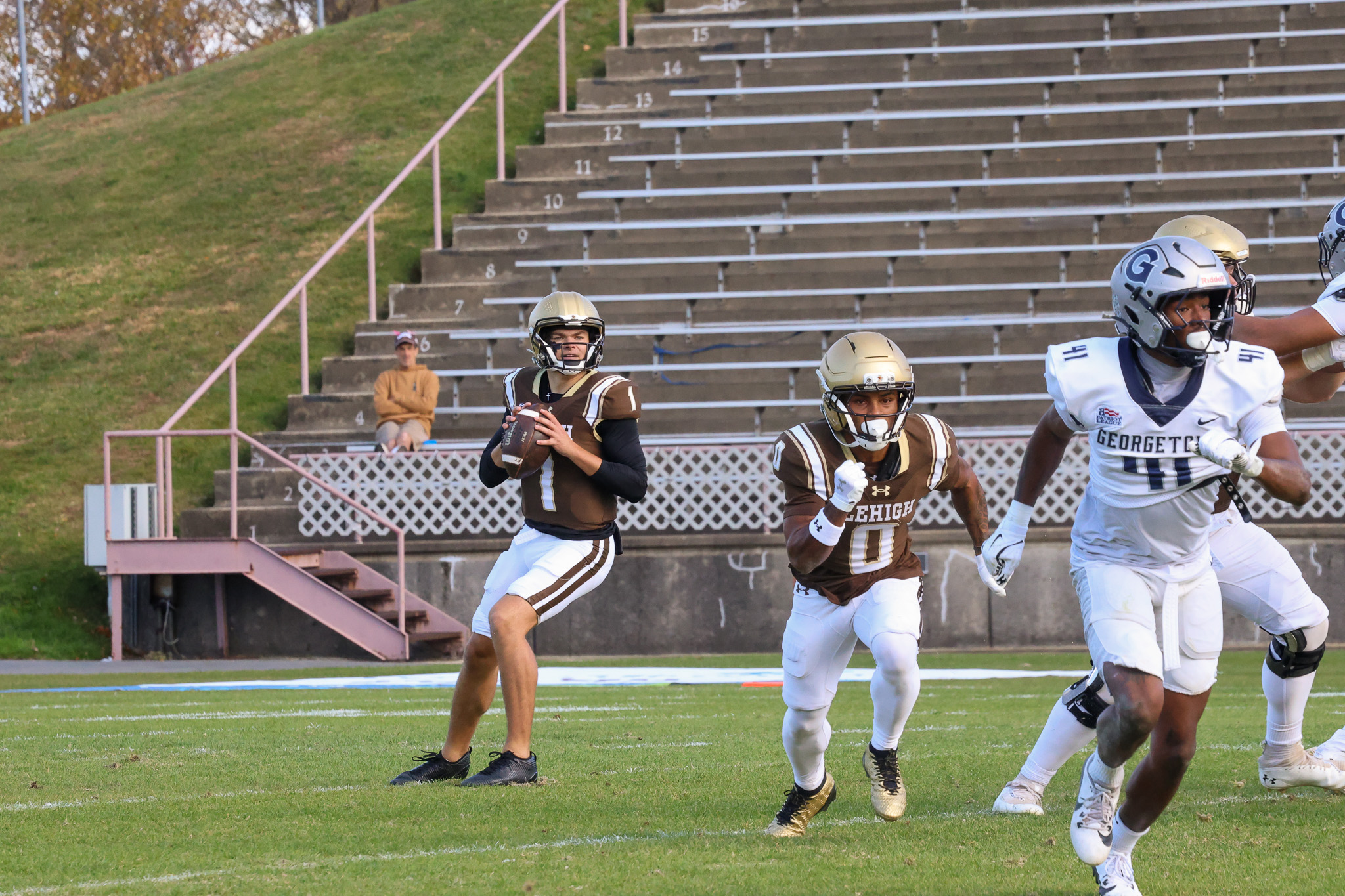 Hayden Johnson leads Lehigh football's perfect record - The Brown and White