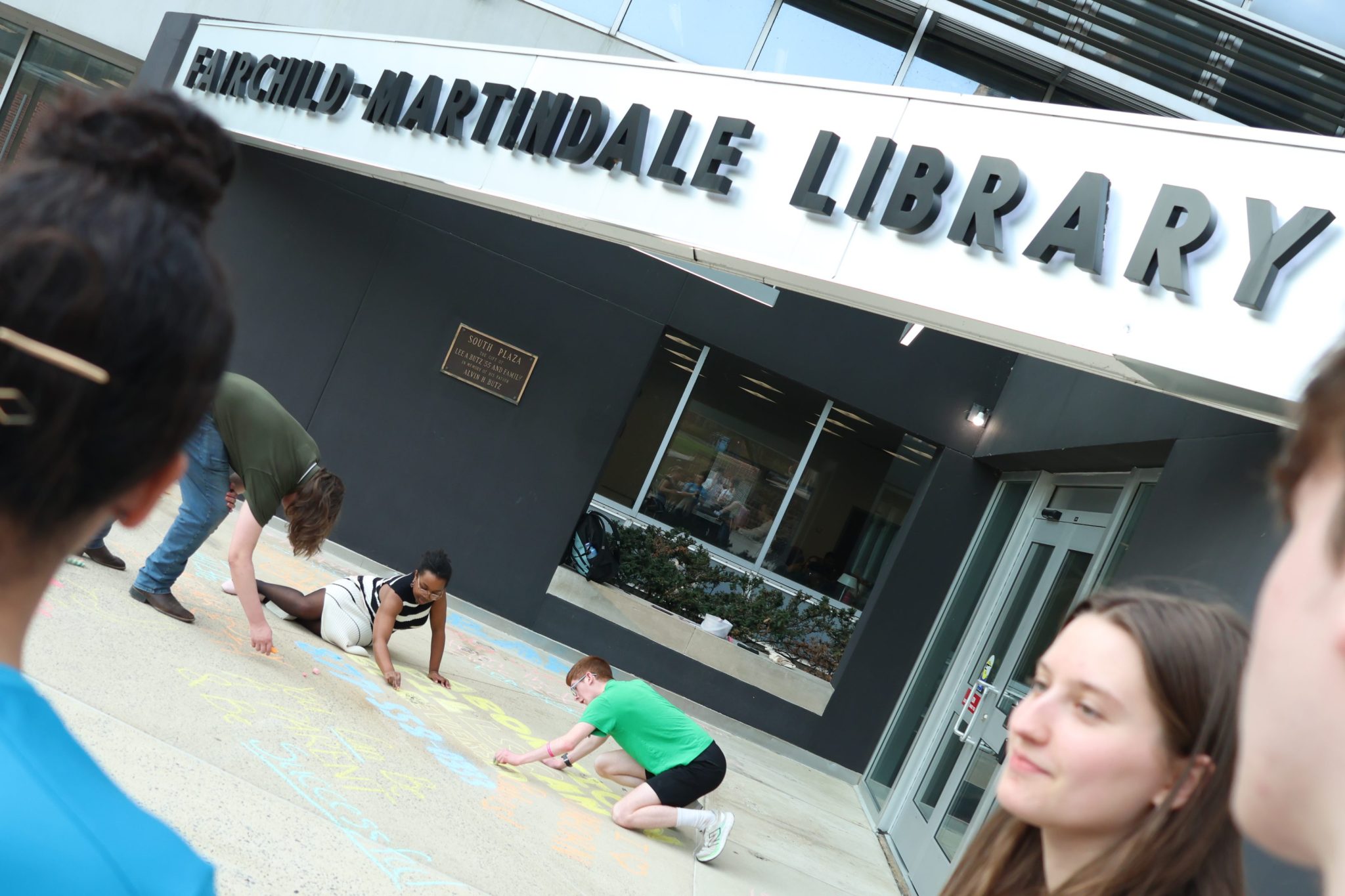 Students for Life chalk anti-abortion messages outside Fairchild ...