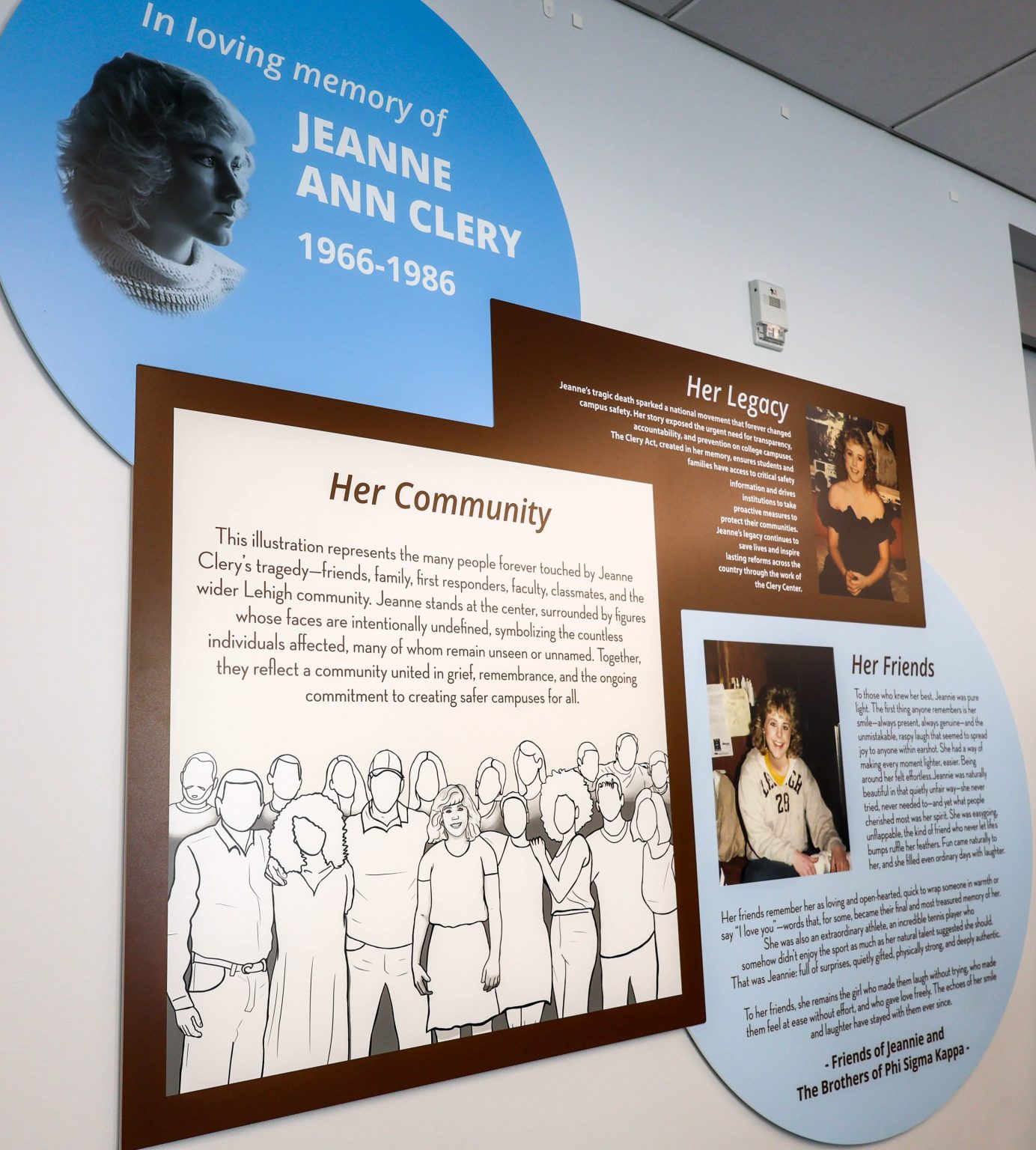Lehigh University Police Department unveils memorial in honor of Jeanne ...